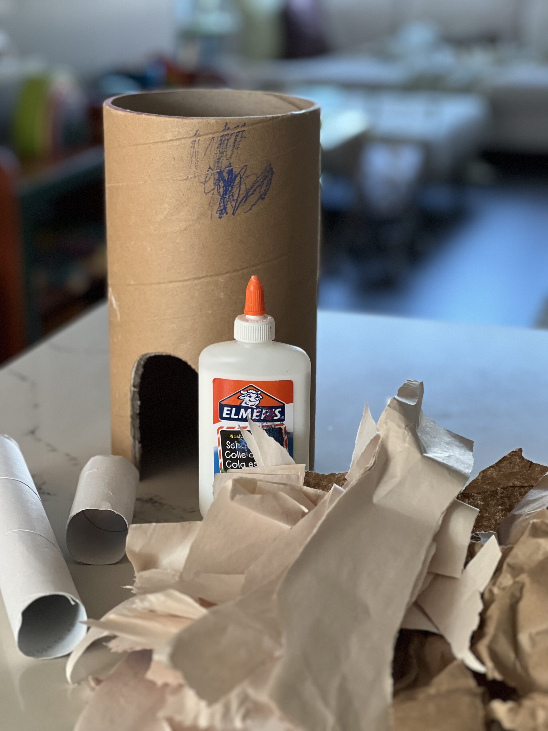 DIY Cardboard and Paper Mâché Treehouse – A House of Play