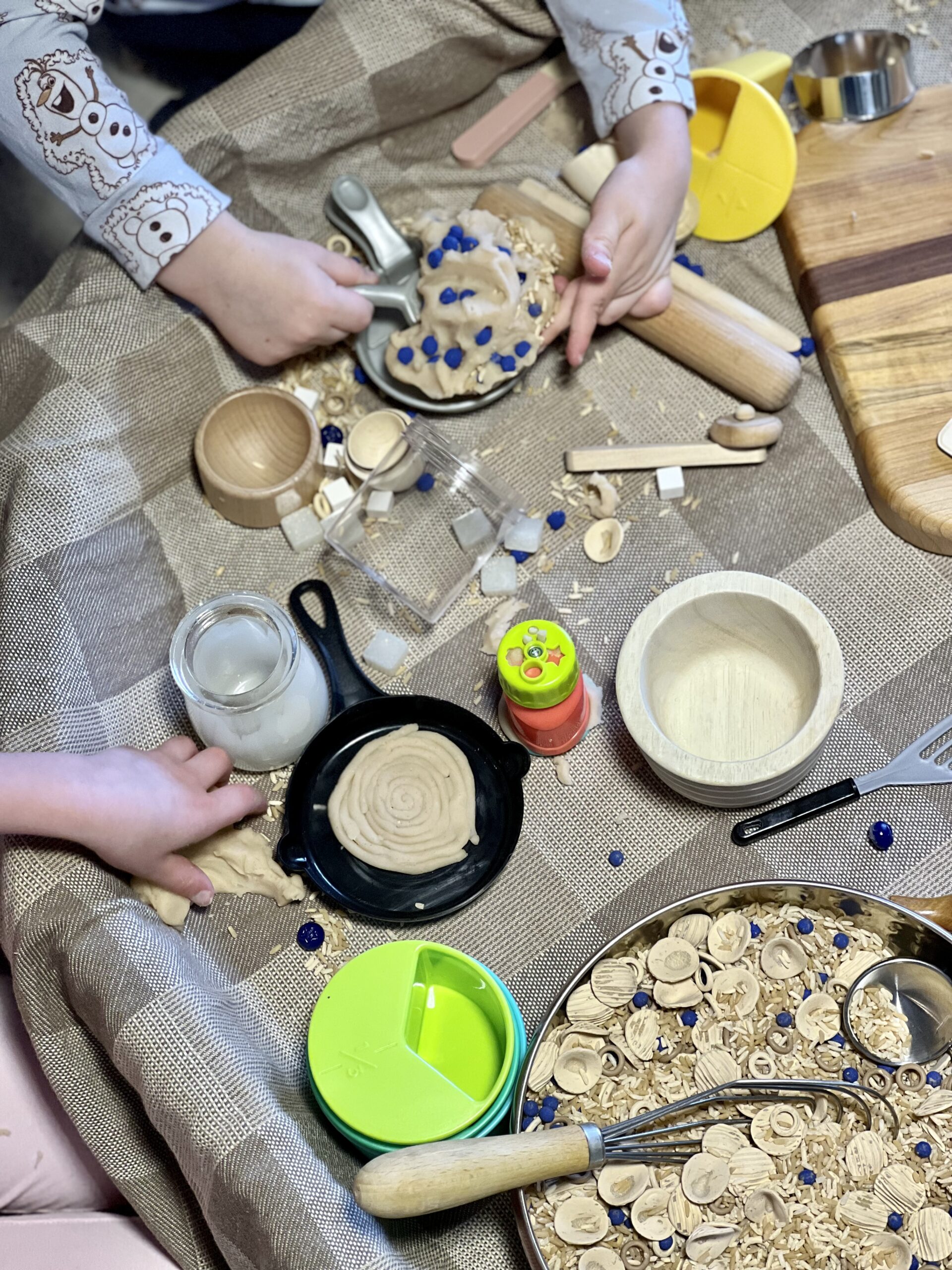 Blueberry Pancakes Sensory Play Activity – A House of Play