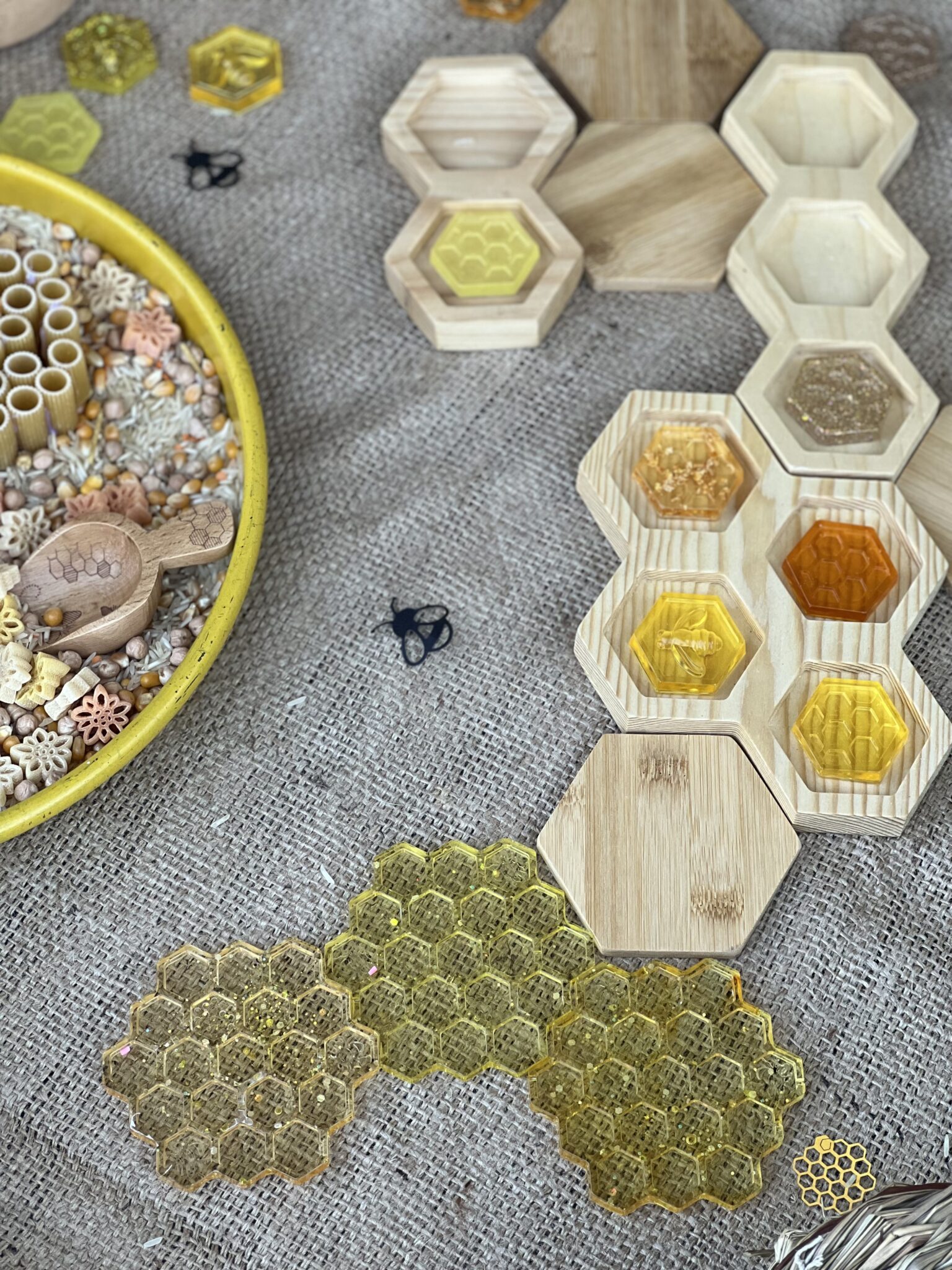 5 Bee Sensory Activities for Kids – A House of Play